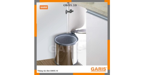 Thùng rác đơn GW05.10 Hàng Chính Hãng | Phụ Kiện Garis
